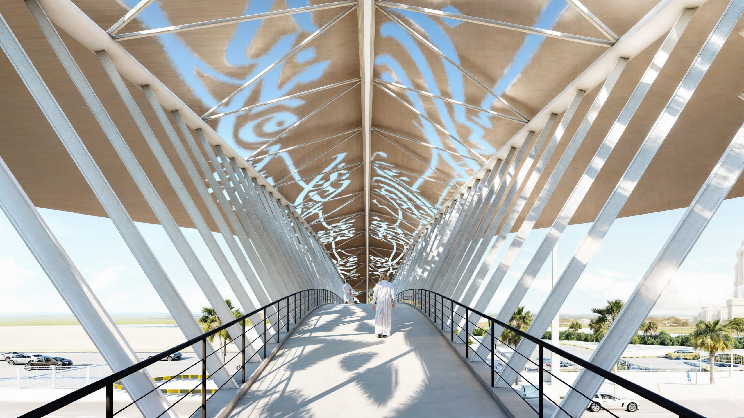 Bahrain Pedestrian Bridge – Squadra Architects